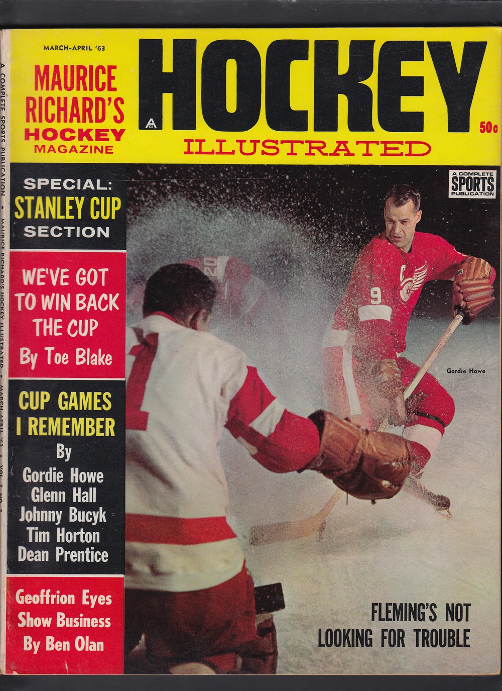 CS75811206 :: 1963 HOCKEY ILLUSTRATED FULL MAGAZINE - CAPITAL SPORTS CARDS
