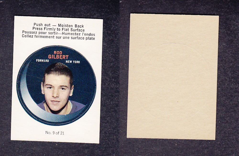 CS98876508 :: 1968-69 O-PEE-CHEE PUCK STICKERS #9 R. GILBERT - CAPITAL ...