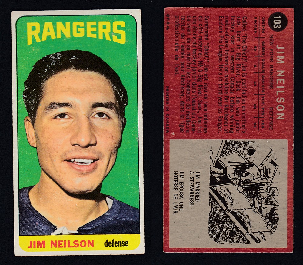 CS89129927 :: 1964-65 TOPPS HOCKEY CARD #103 J. NEILSON - CAPITAL ...