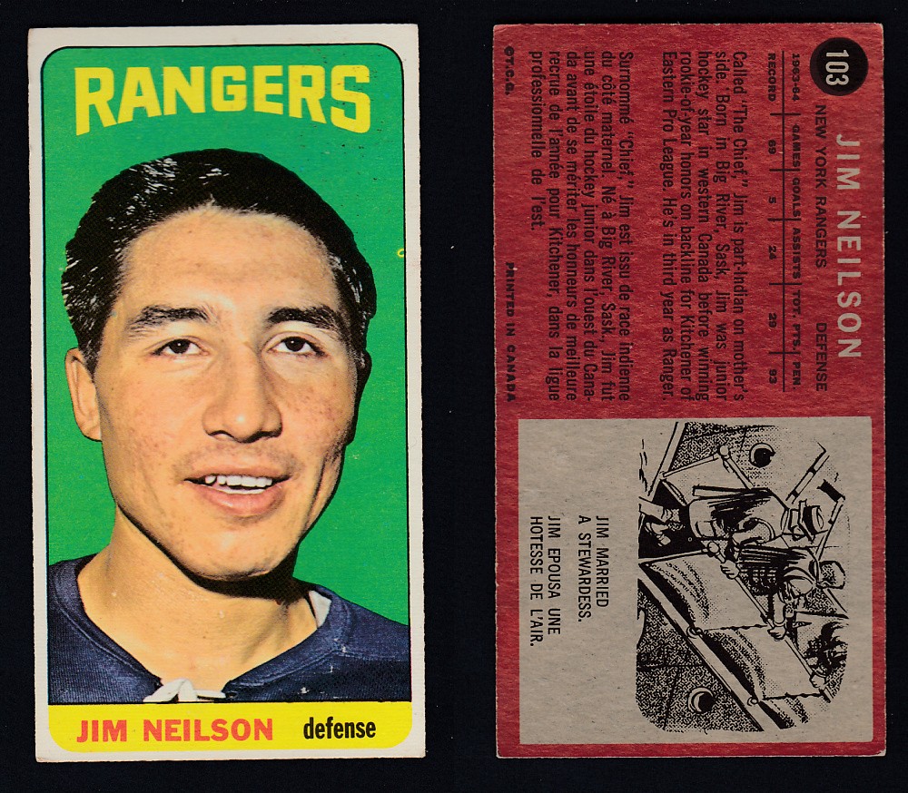 CS28404264 :: 1964-65 TOPPS HOCKEY CARD #103 J. NEILSON - CAPITAL ...