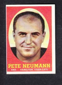 CS36129992 :: 1958 CFL TOPPS FOOTBALL CARD #77 PETE NEUMANN - CAPITAL ...